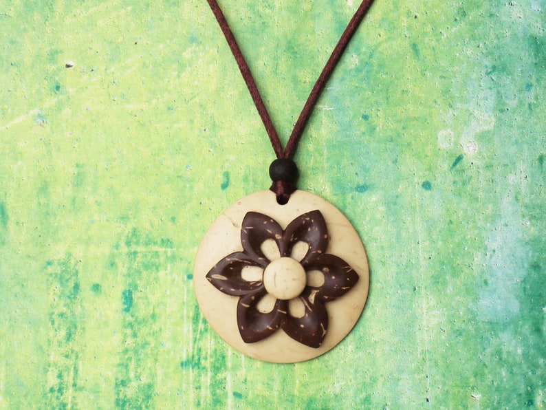 Coconut Shell Pendants - 9 Designs - Etsy