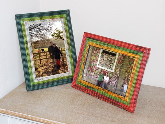 Newspaper Picture Frames Large 7 Colours | Etsy
