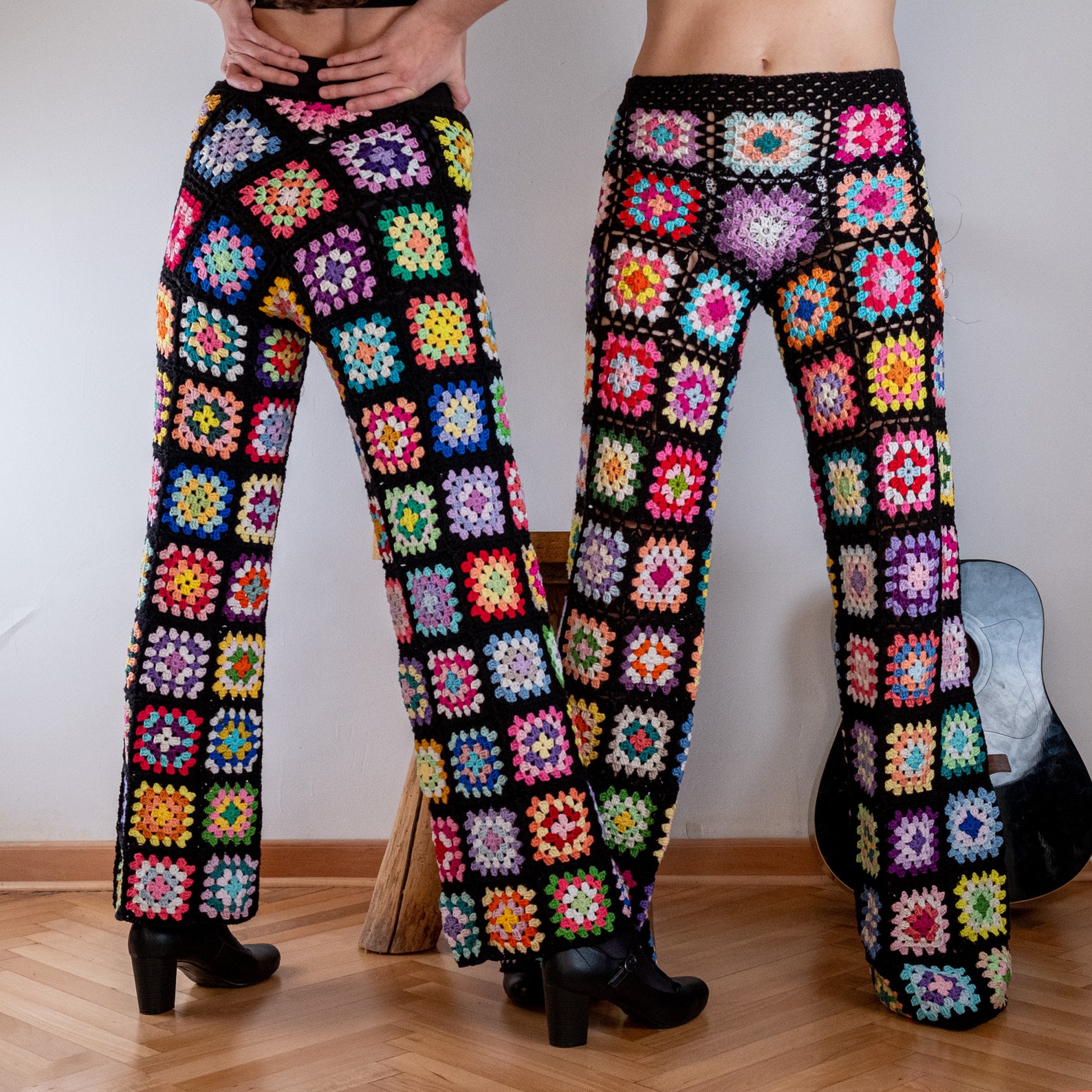 PDF Crochet Pattern for Granny Square Trousers - Etsy