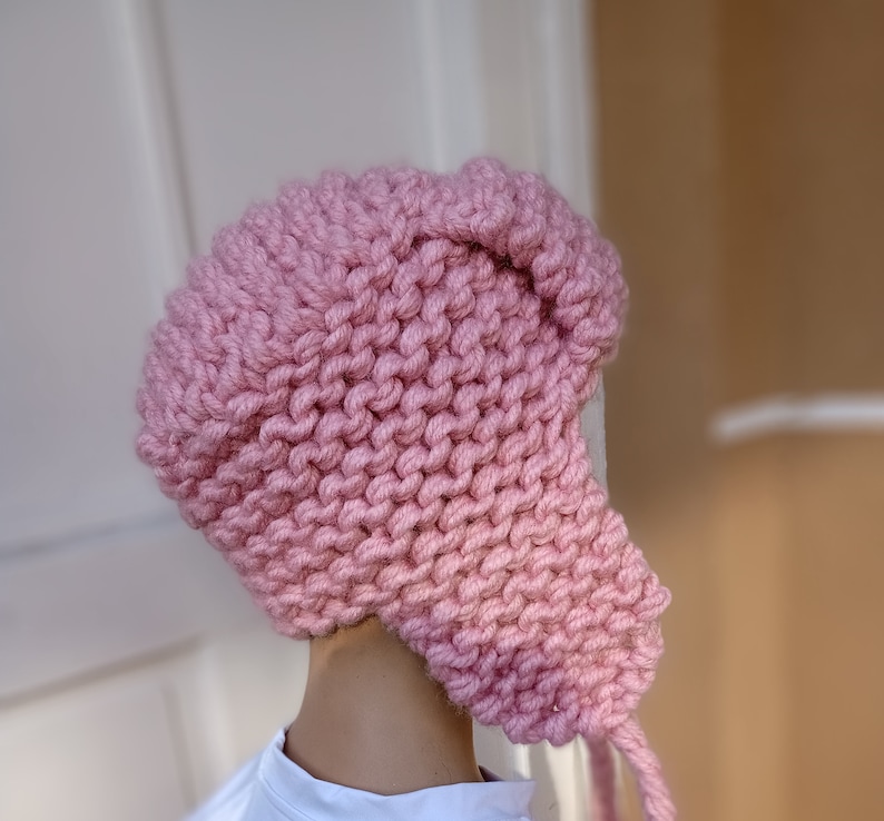 Easy Beginner Trapper Hat Knitting Pattern, Ushanka Hat Knitting Pattern - Etsy