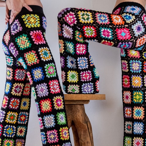 PDF Crochet Pattern for Granny Square Trousers - Etsy