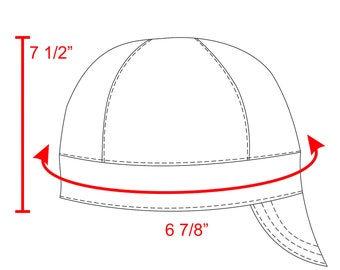 6 Panel Welding Cap Pattern - Etsy