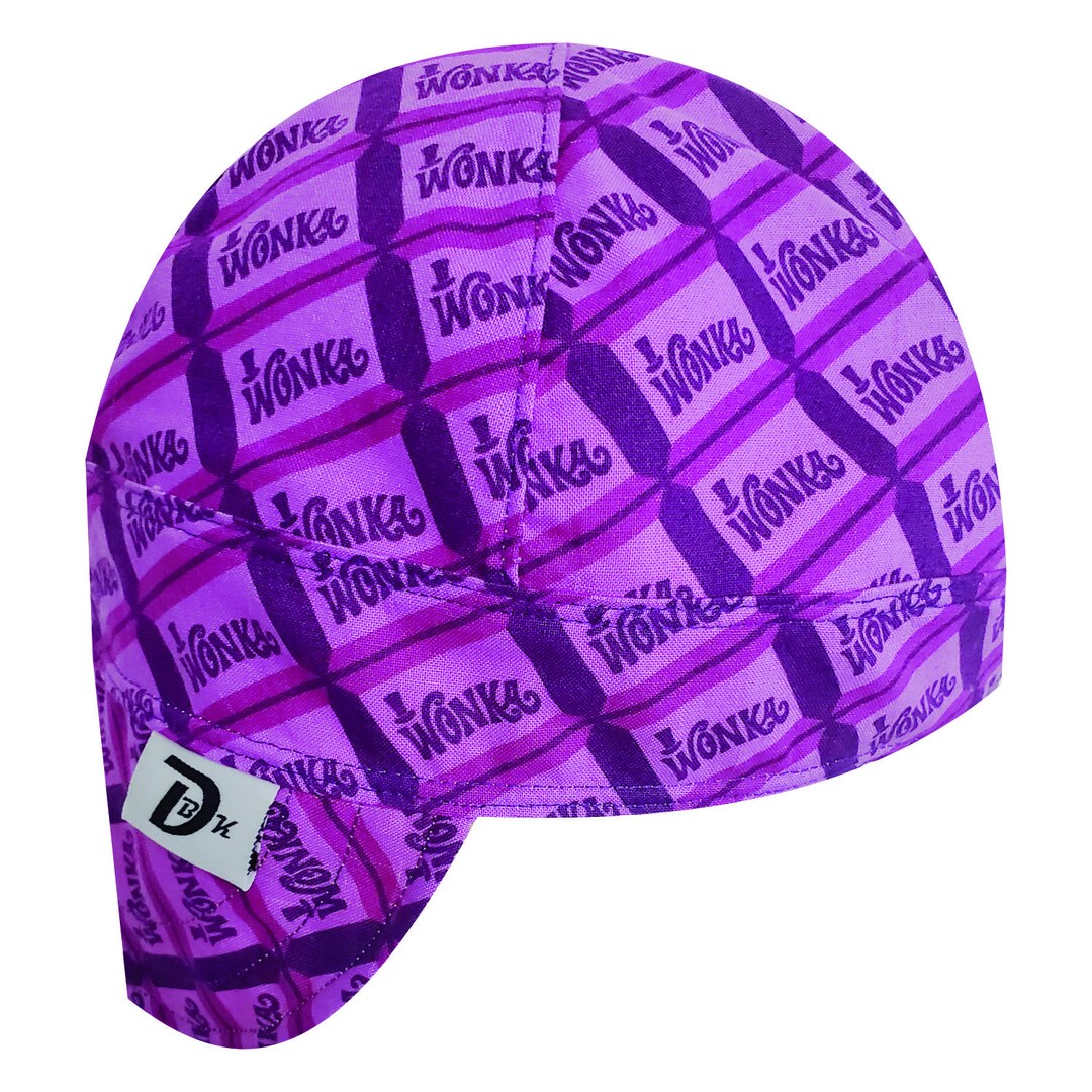 Purple Willy Wonka Welding Cap Etsy