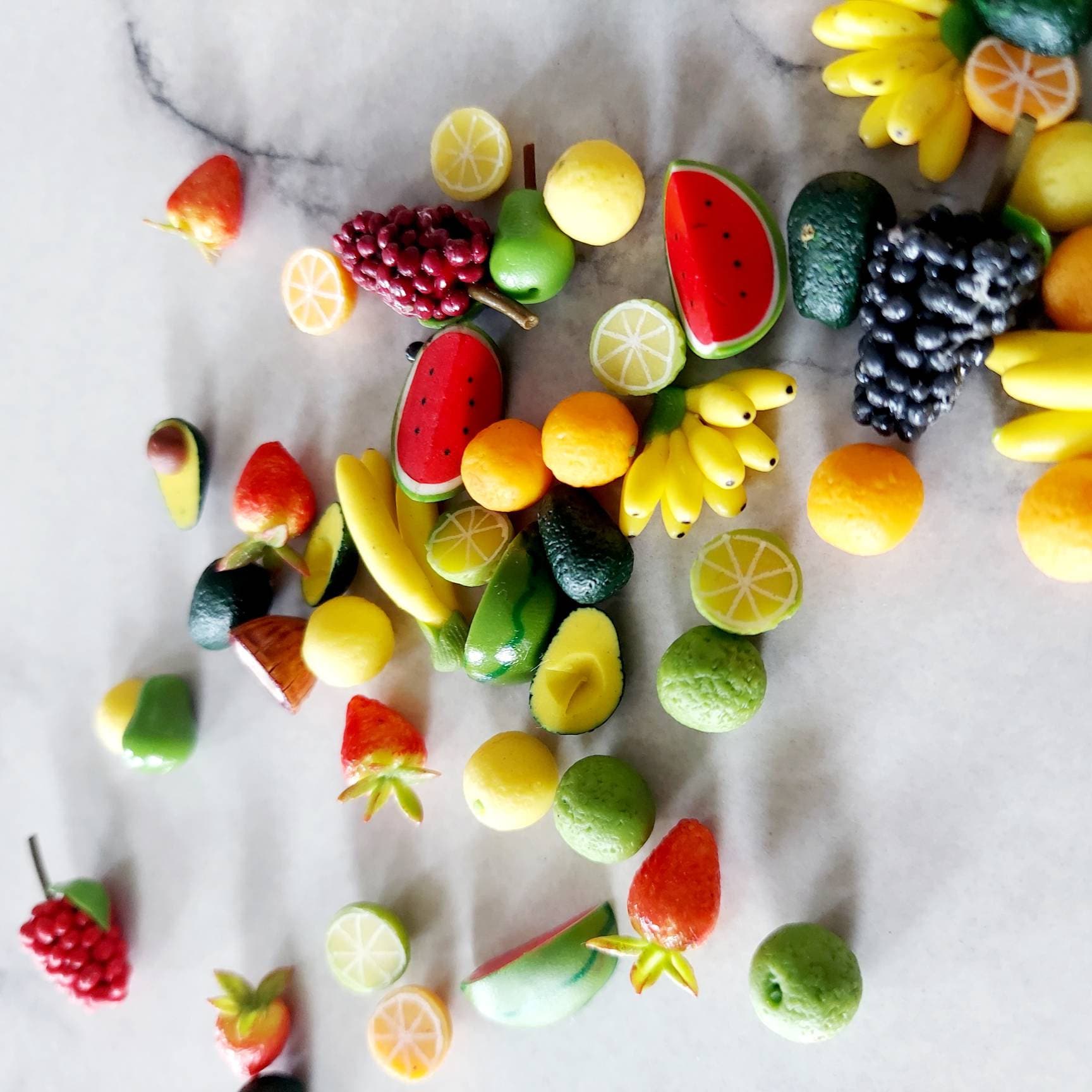 8pc Miniature Mixed Fruit 1:12 Scale - Etsy