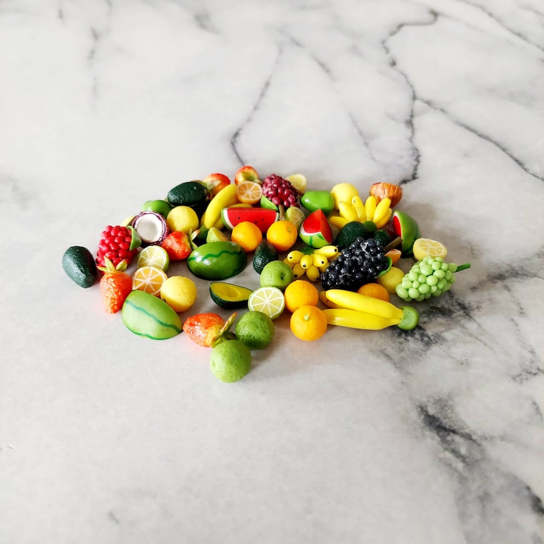 8pc - Miniature Mixed Fruit 1:12 Scale - Etsy