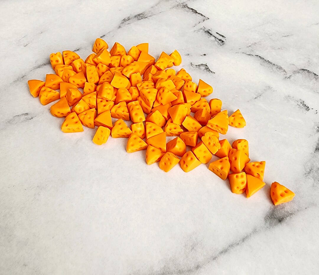 8pc Miniature Dollhouse Food Cheddar Cheese Slices 1:12 Scale - Etsy