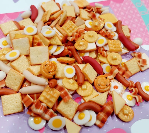 Miniature 8pc Breakfast Food Lot - Etsy