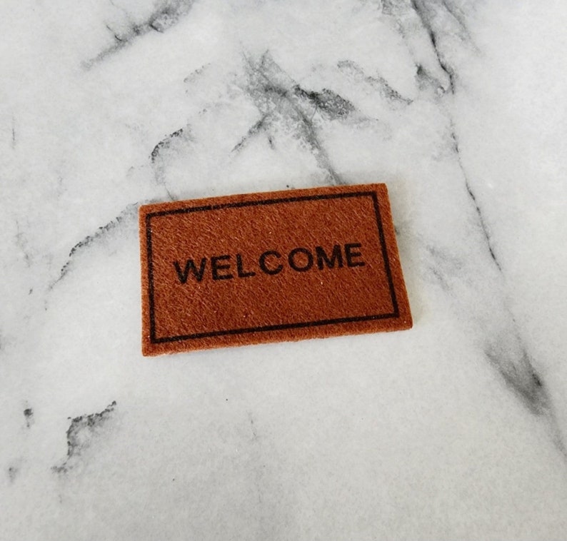 Miniature Dollhouse Welcome Mat Door Carpet 1:12 Scale - Etsy