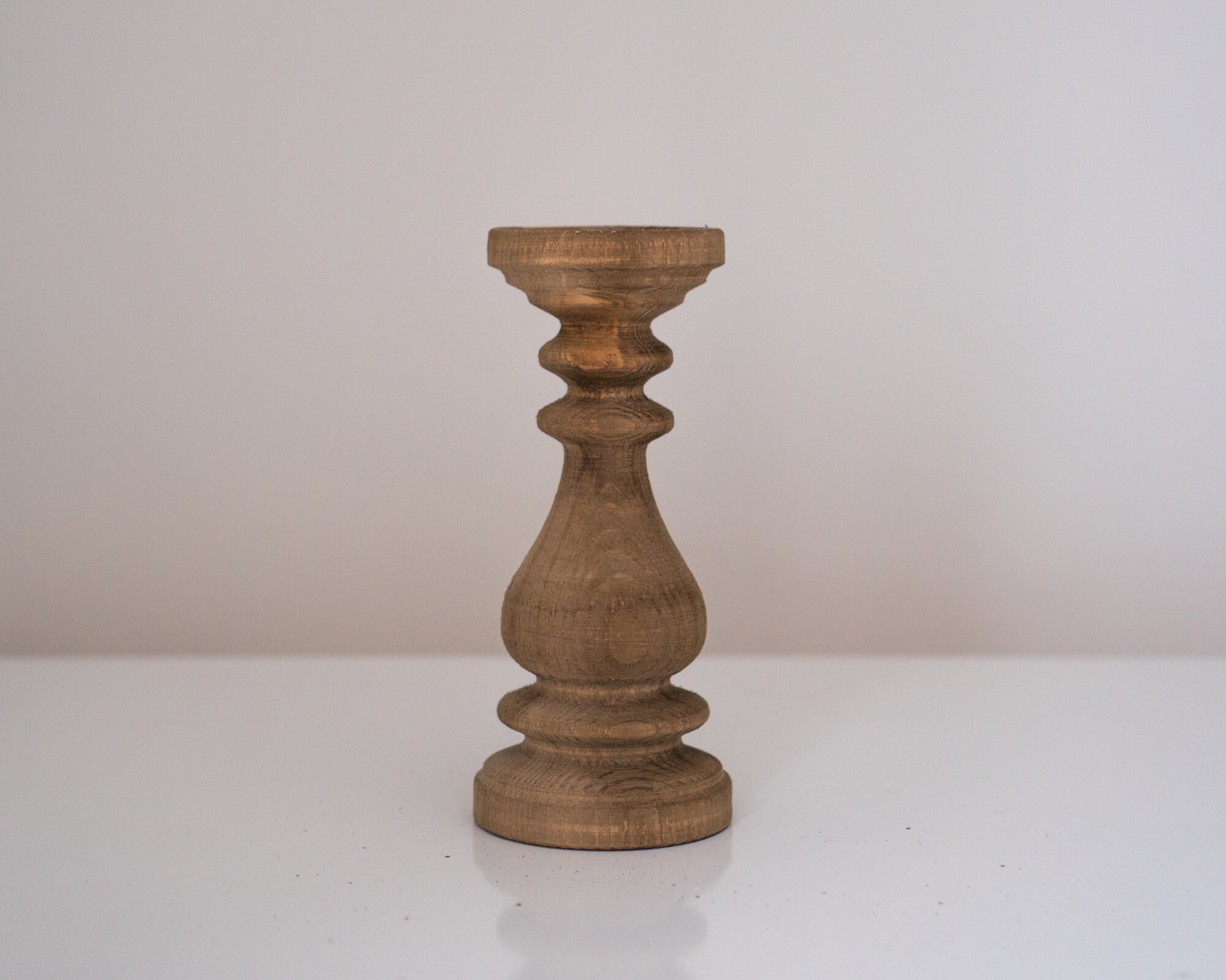 Cool Wood Color Candle Holders Set 3 Rustic Candle Sticks Three Wooden Decor Centerpiece Turned ...