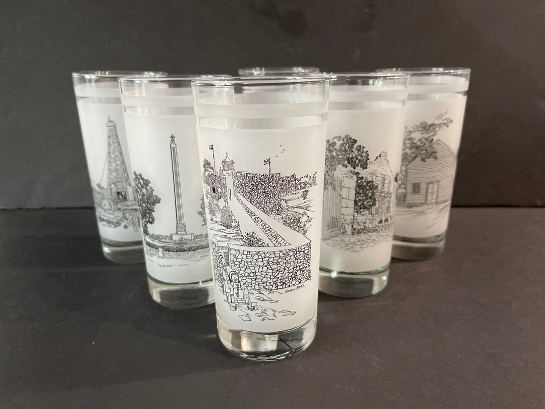 Norman Baxter Texas History Tumblers: 150th Anniversary Set - Etsy