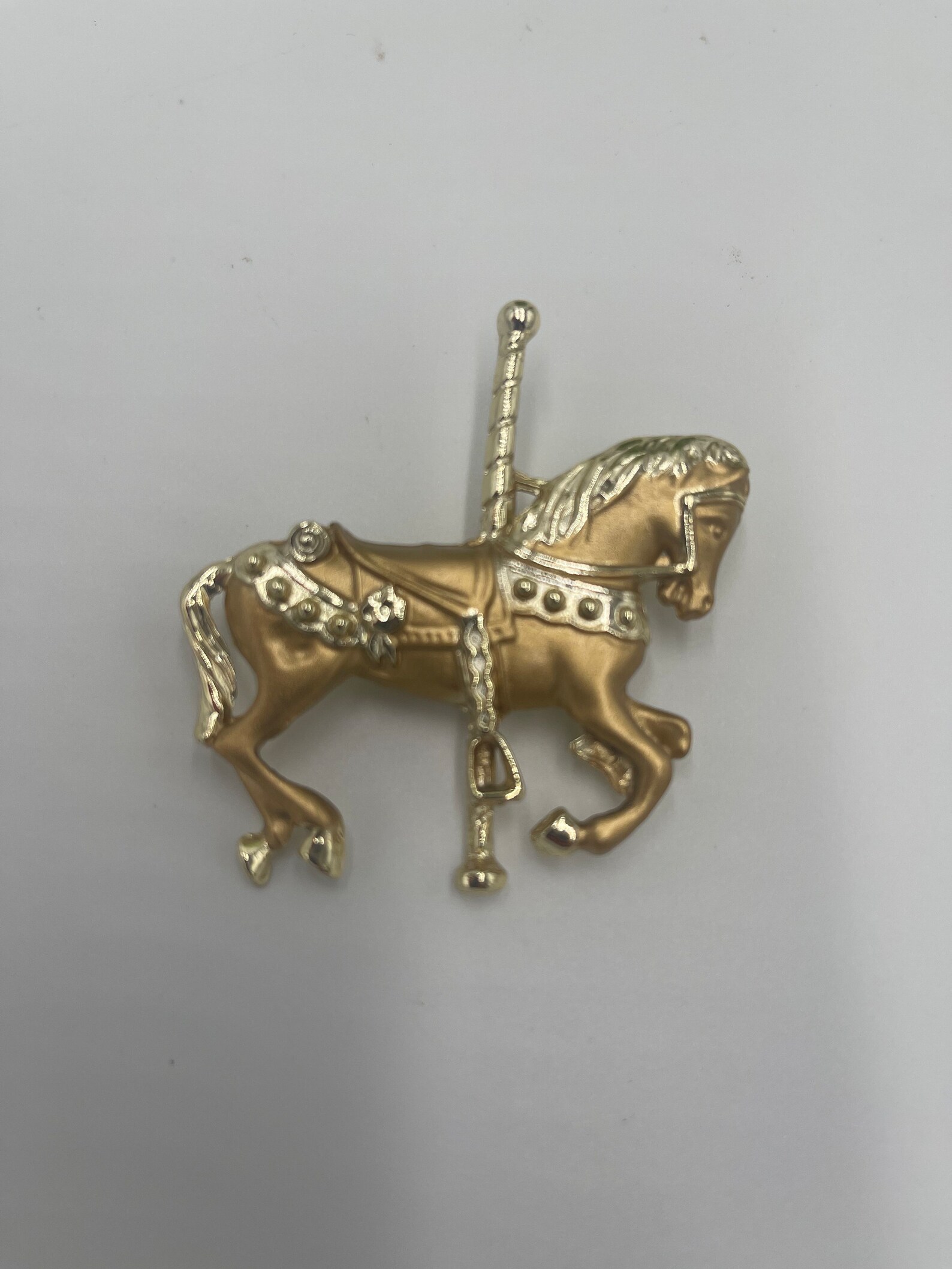 Gold Carousel Pin - Etsy