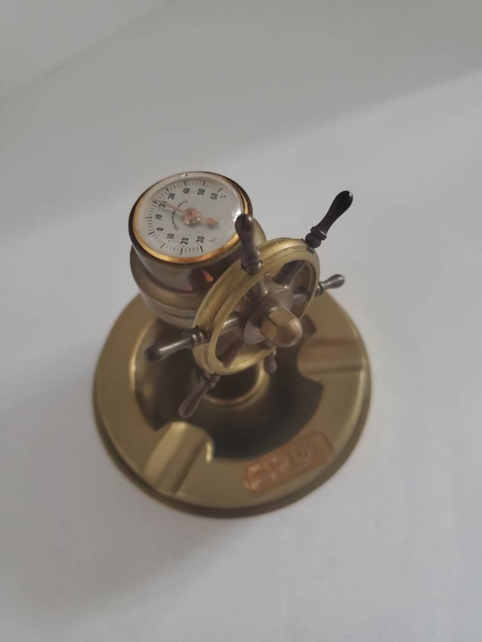 Solid Brass Nautical Ashtray With Compass - Etsy