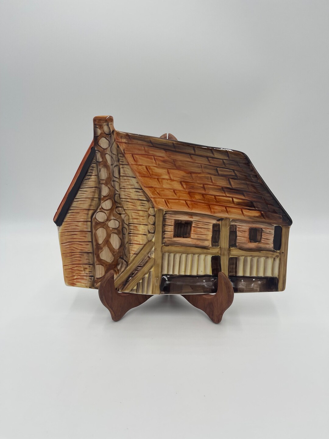 Certified International Log Cabin Decorative Plate - Etsy