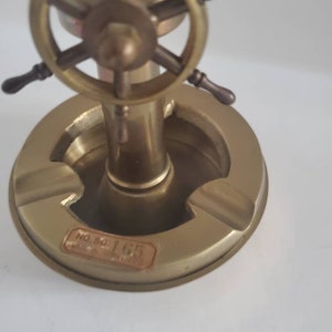 Solid Brass Nautical Ashtray With Compass - Etsy