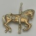 Gold Carousel Pin - Etsy