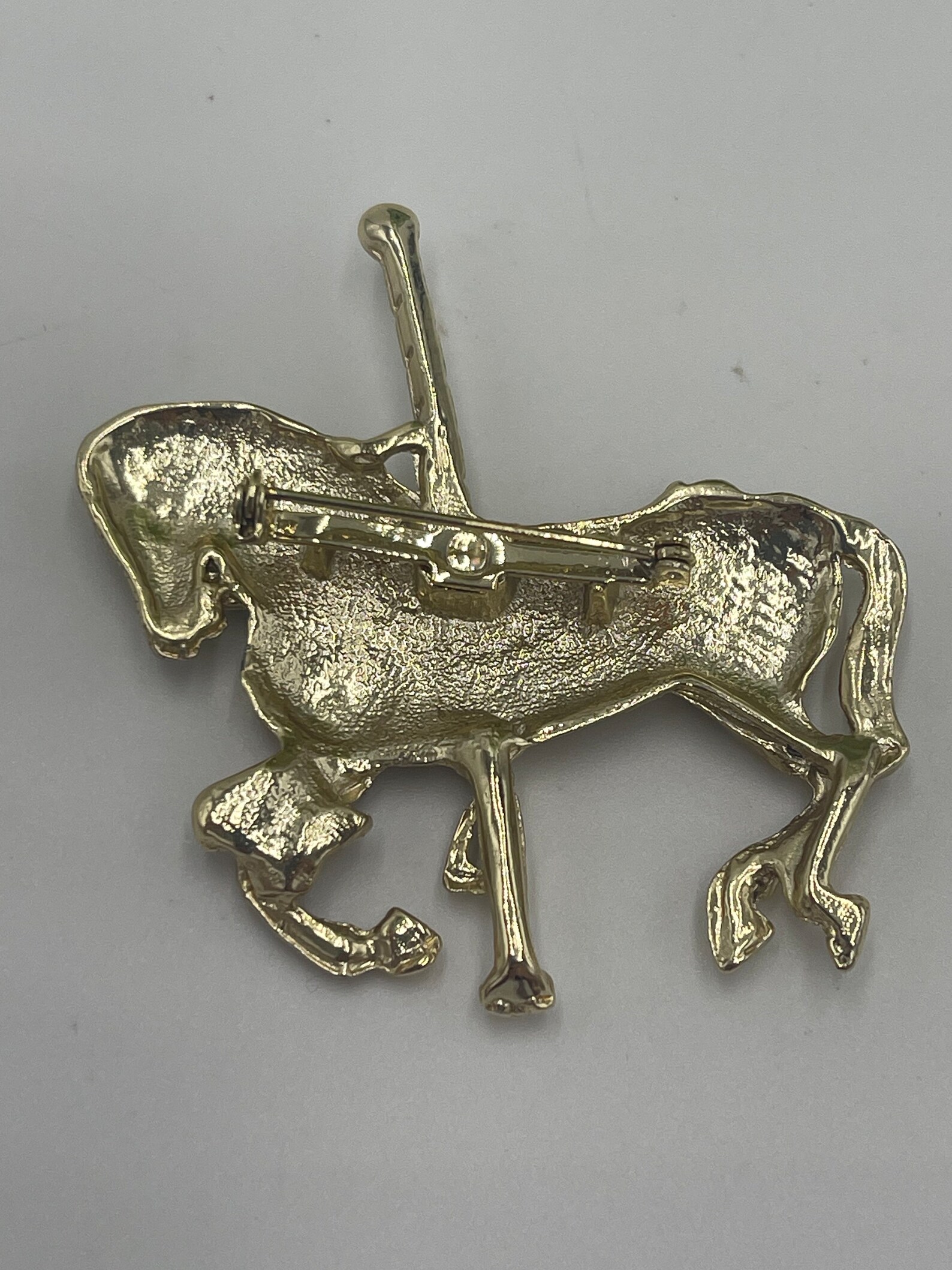 Gold Carousel Pin - Etsy
