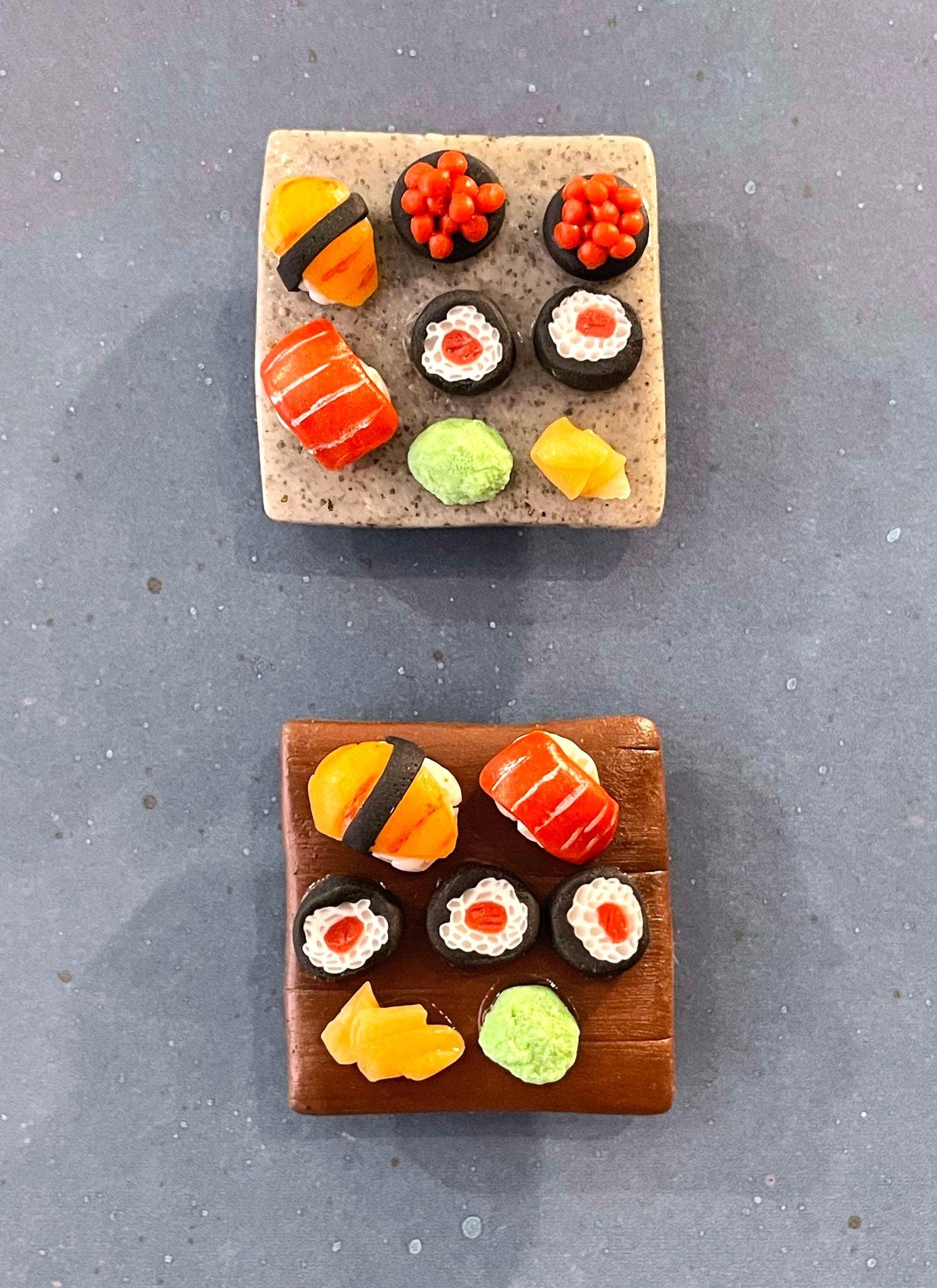 Miniature Sushi Refrigerator Magnets - Etsy