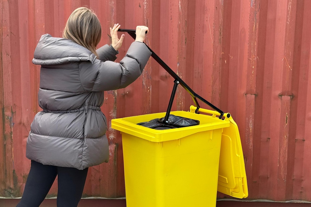 Steel Paper Press – Metal Waste Compactor – Manual Trash Press – Powder ...