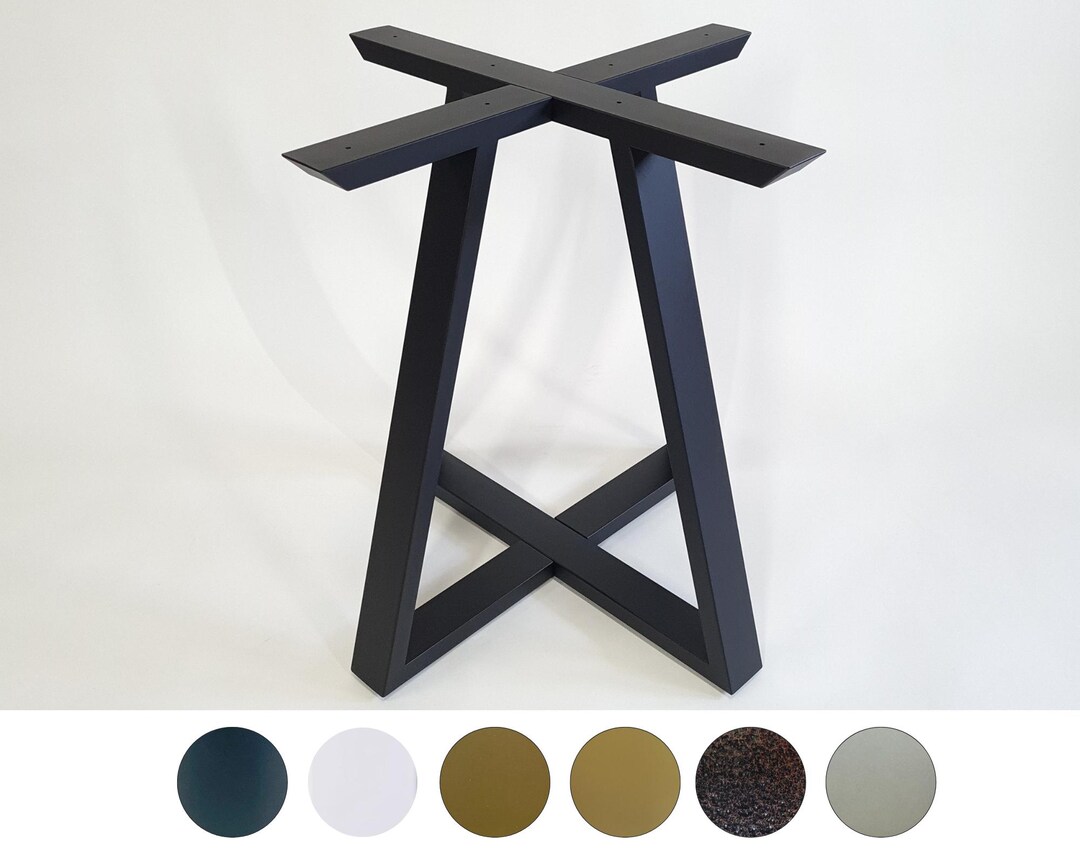 Dining Table Legs Steel, Metal Table Base for Round or Square Table Top ...