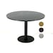 Powder Coated Steel Pedestal Table, Round Table Base Metal Tulip Style ...