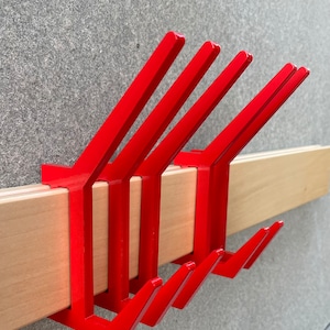 Metal Heavy Duty Steel Sliding Hooks for Farmhouse Mudroom Furniture ...