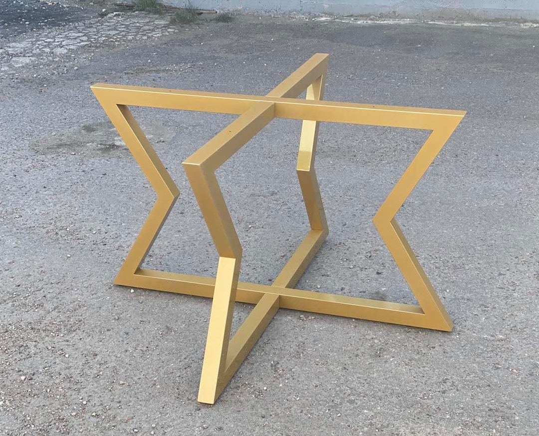 Extra Large Star Style Table Base – Heavy-duty Steel Leg for Round ...