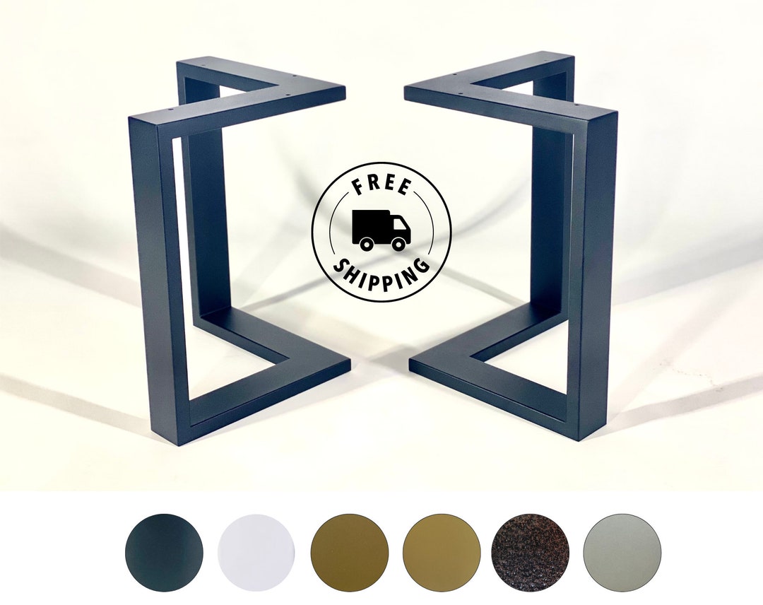 Premium Metal Powder Coated Coffee Table and Bench Legs Modern ...