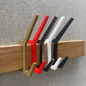 Entryway Hanger Industrial, Metal Heavy Duty Steel Sliding Hooks for ...