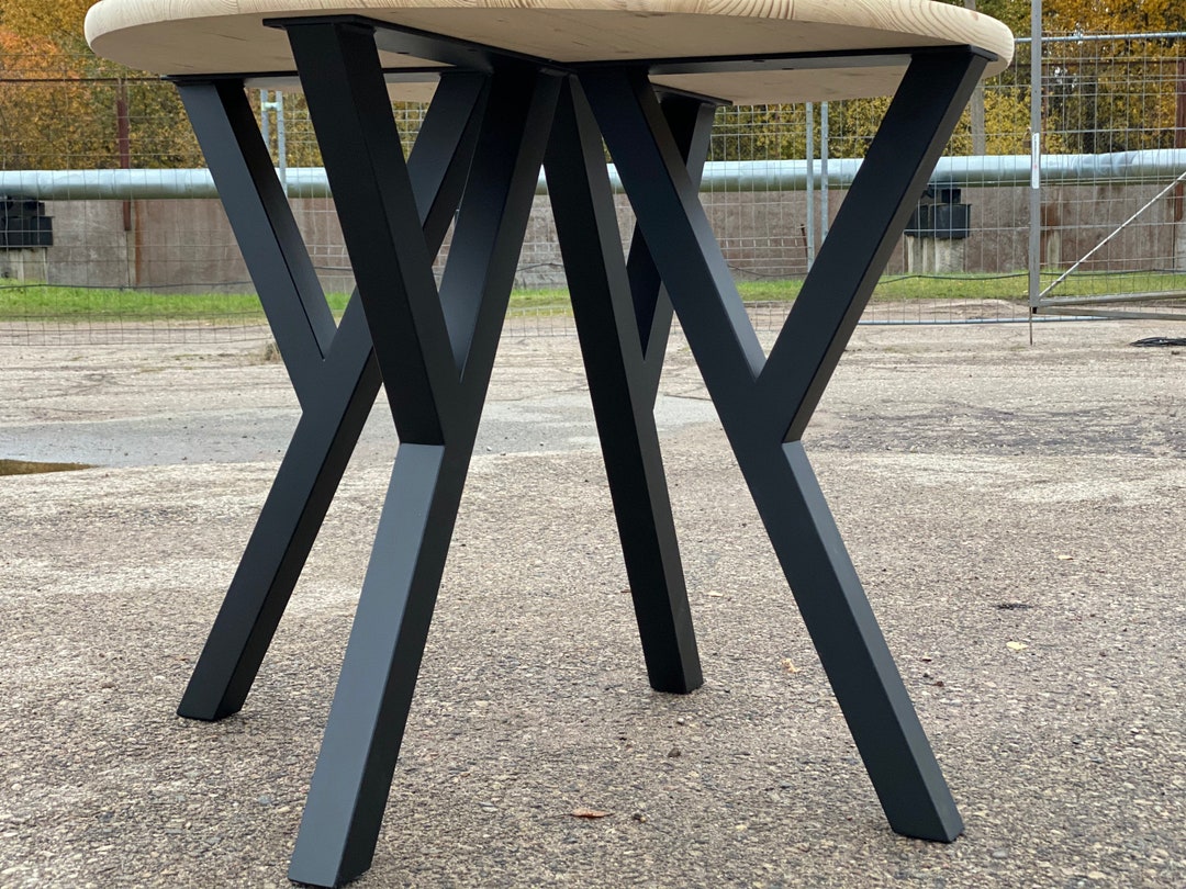 EXCLUSIVE SET of 4 Dining Table Legs for ROUND Table - Etsy