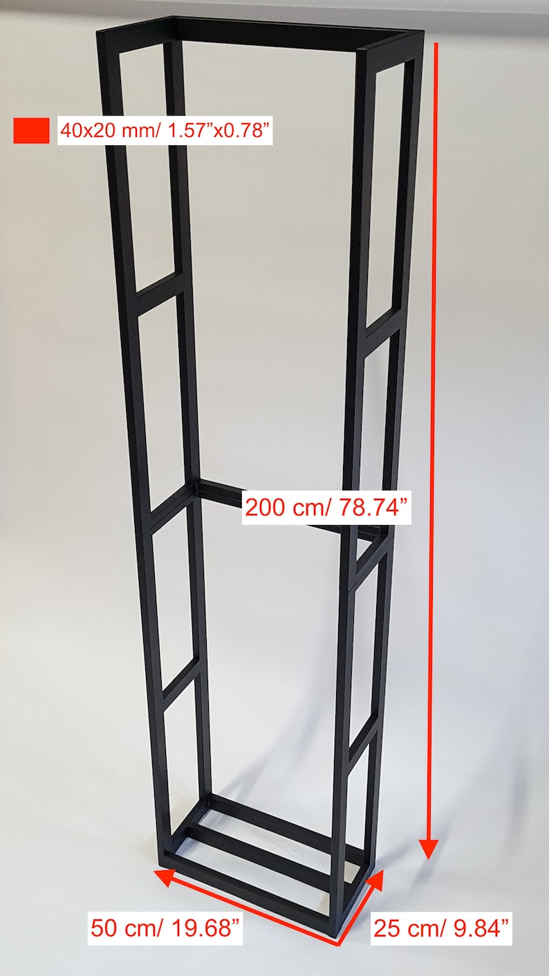 EXTRA LARGE MODERN Steel Firewood Rack Steel Firewood Holder - Etsy