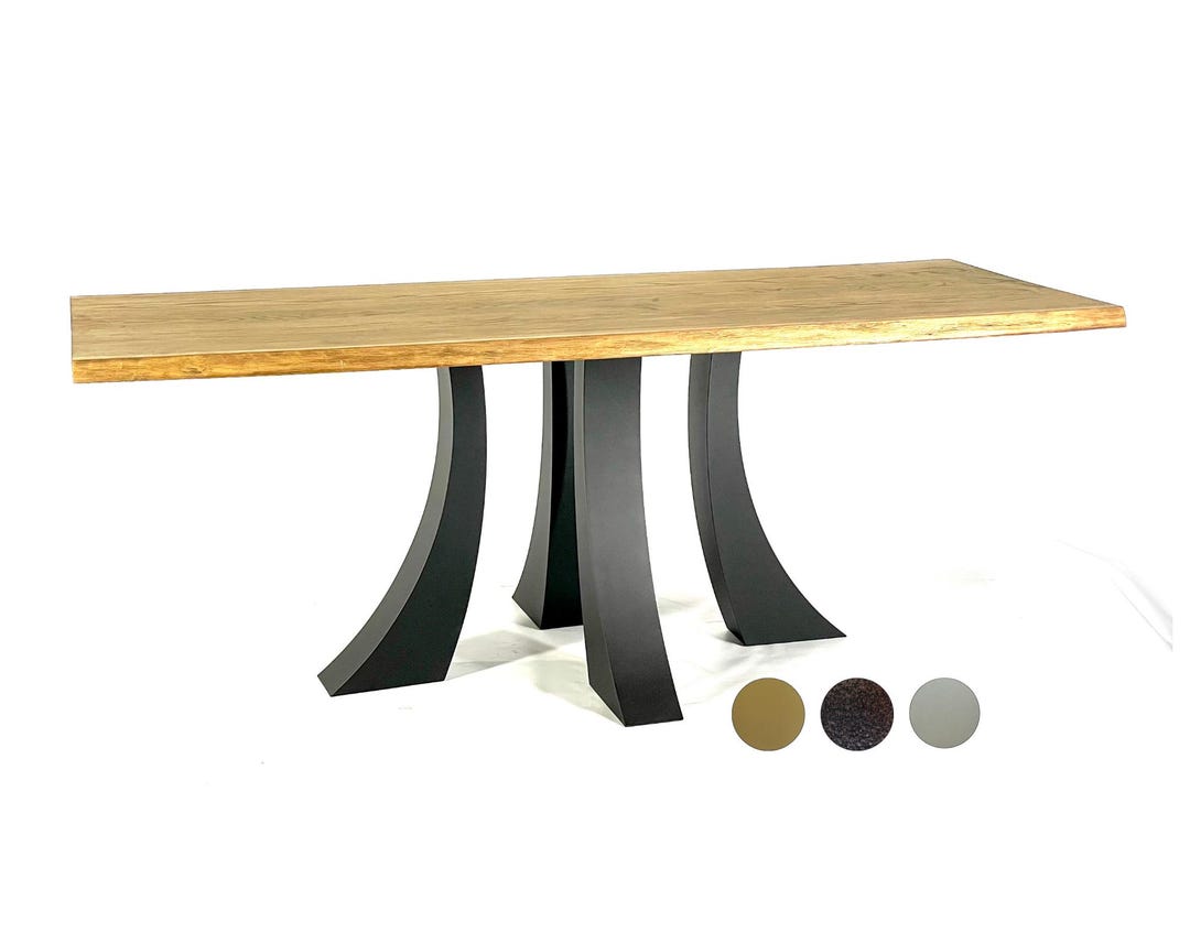 Exclusive Steel Pedestal Table Legs-modern Dining Metal Base-farmhouse ...