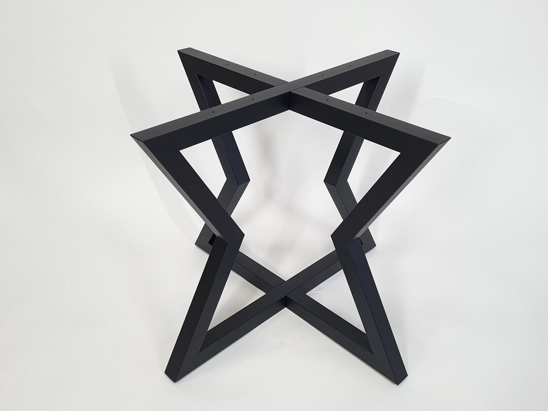 Dining Table Base for Glass Top, Metal Table Base Round, Steel Table ...