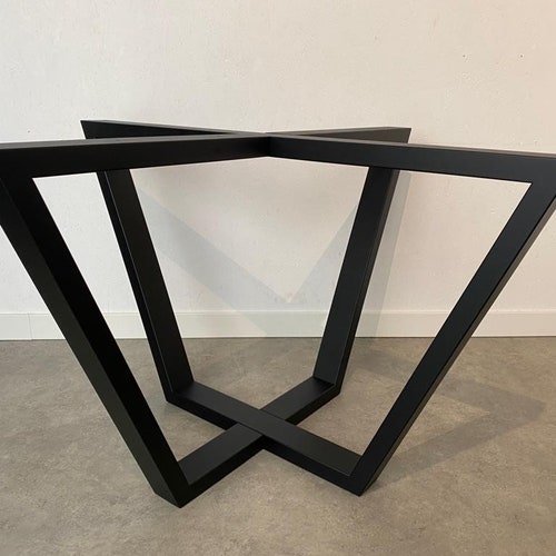 Dining Table Leg for ROUND EXTRA LARGE Table Top Industrial - Etsy