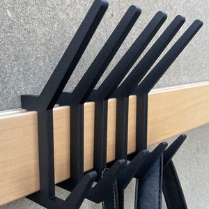 Metal Heavy Duty Steel Sliding Hooks for Farmhouse Mudroom Furniture ...