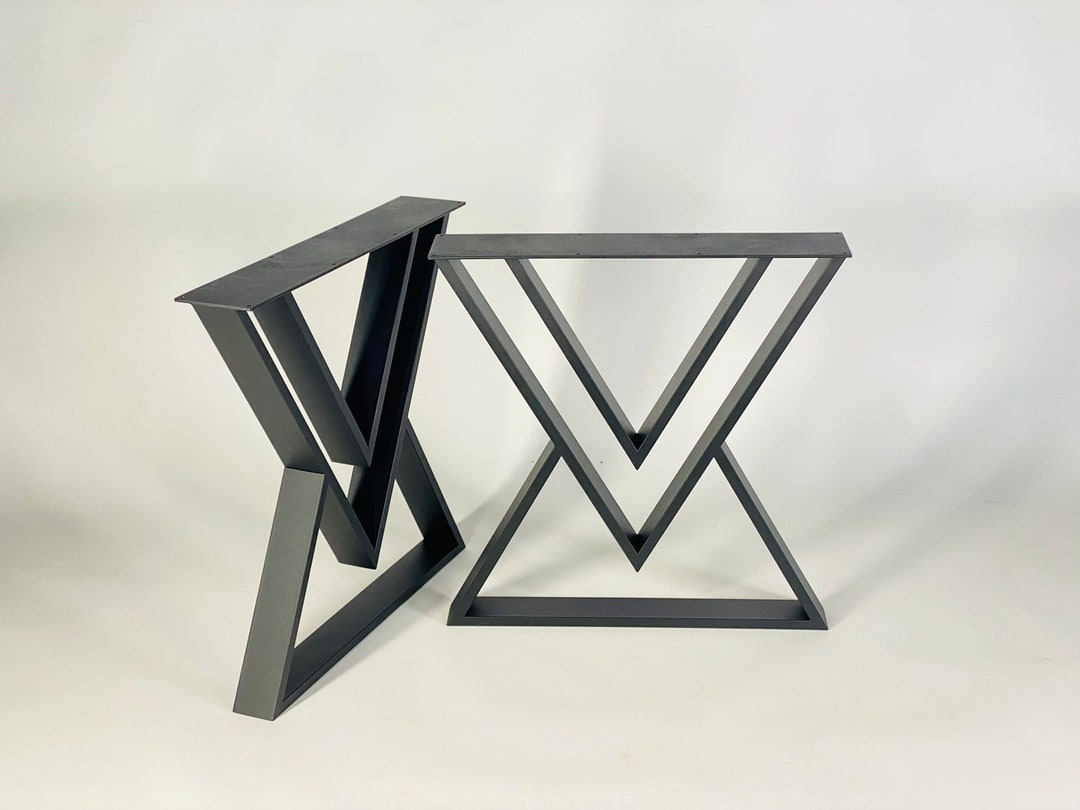 Dining Table Legs Steel, Powder Coated Metal Table Legs, Dining Table ...