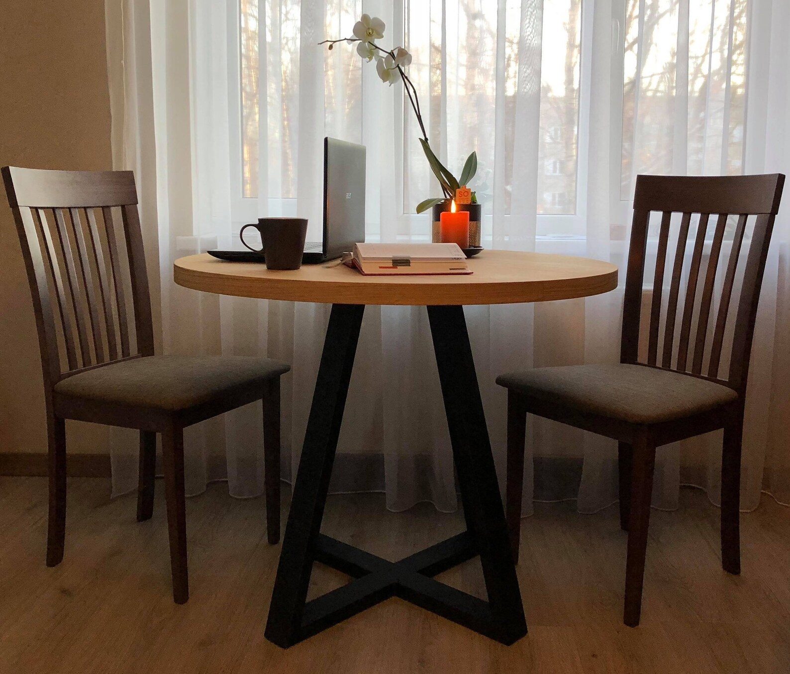 Dining TABLE LEG for ROUND Table Topindustrial Style Table - Etsy