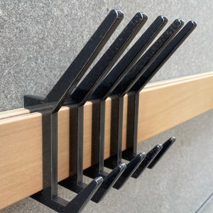 Metal Heavy Duty Steel Sliding Hooks for Farmhouse Mudroom Furniture ...