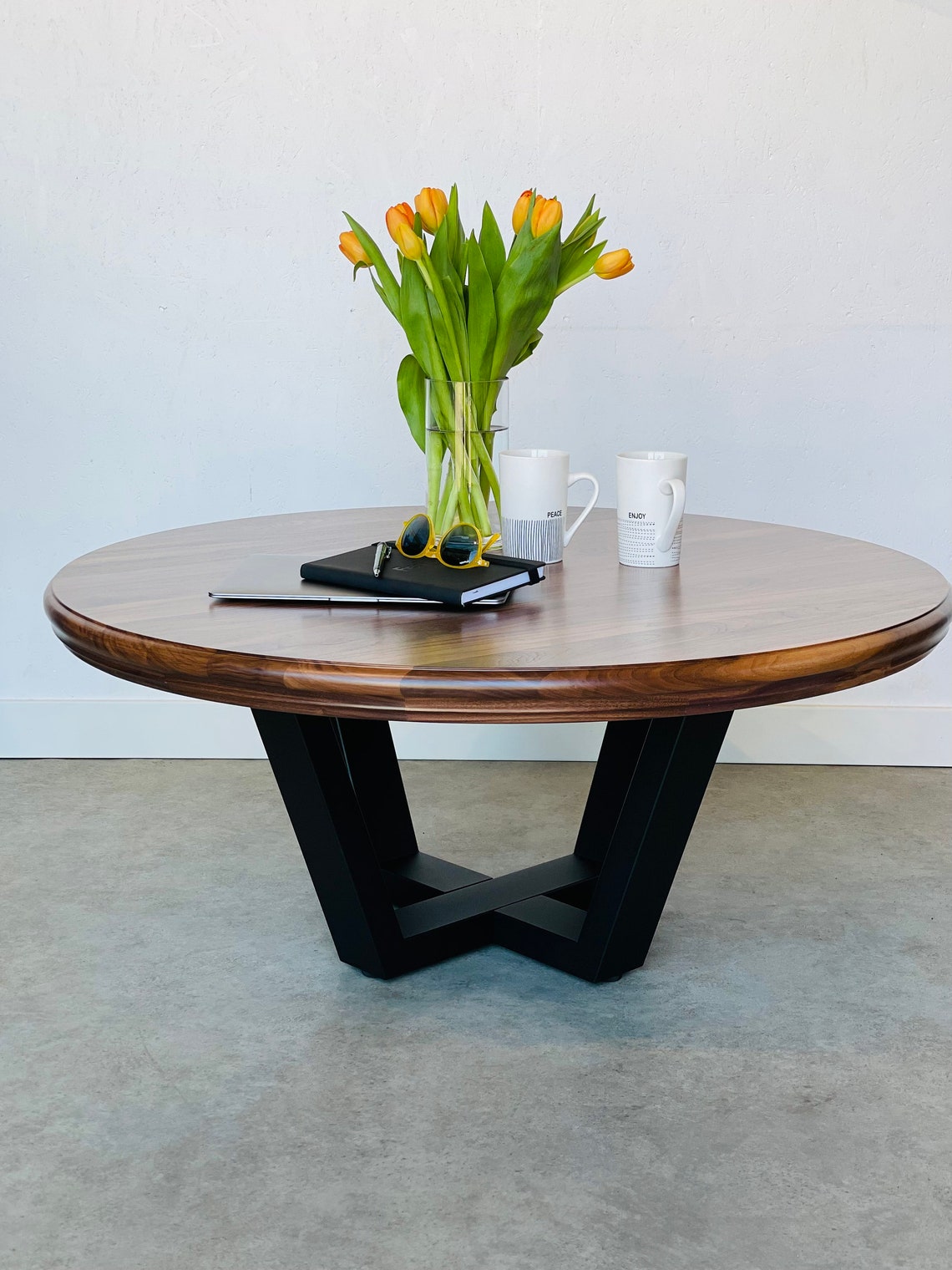 COFFEE Table Base for ROUND and SQUARE Table Topindustrial - Etsy