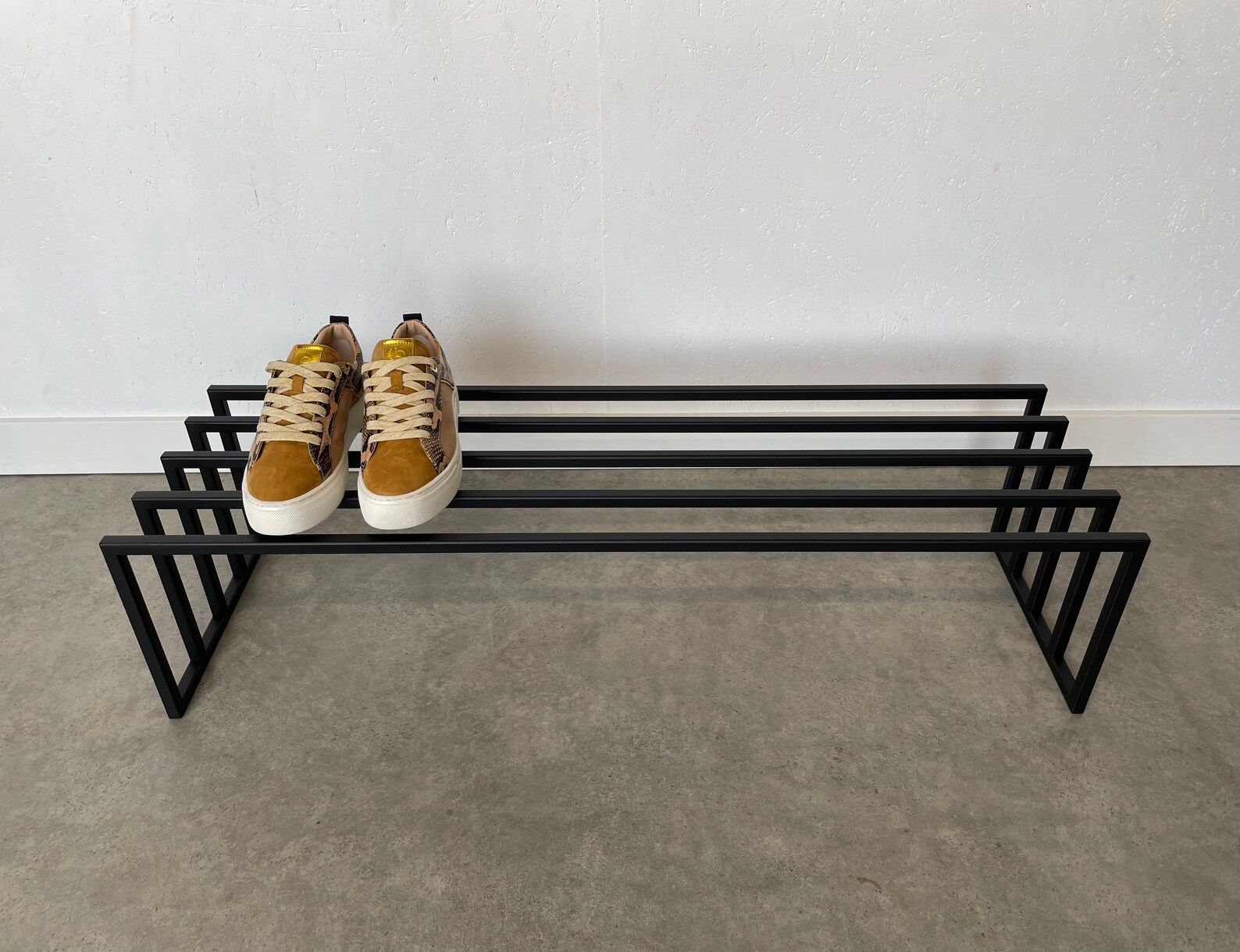 Ultra Modern Industrial Style STEEL SHOE RACK - Etsy
