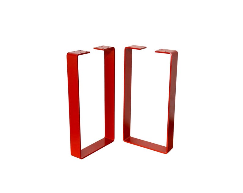Steel Furniture Legs - Set of 2 Steel Bases for Bench, Coffee Table ...