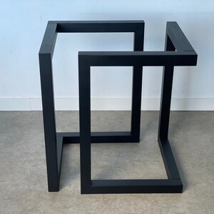 THE BEST Quality SET of 2 L-type Table Legs Industrial Style | Etsy