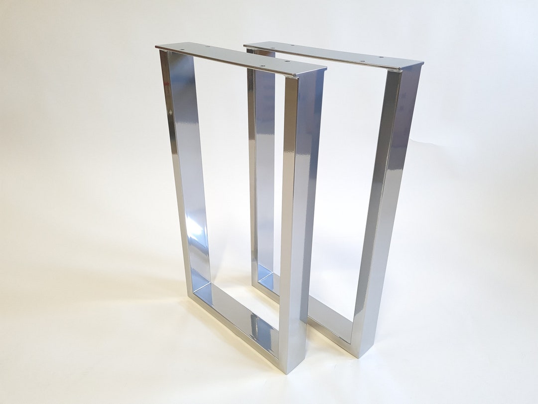 Square Metal Table Legs Steel, Table Legs Metal Modern, Black Metal ...
