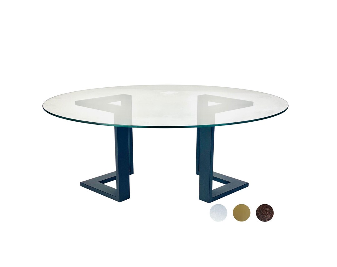 Set of 2 L-shape Bench & Coffee Table Legs | Industrial, Loft and ...