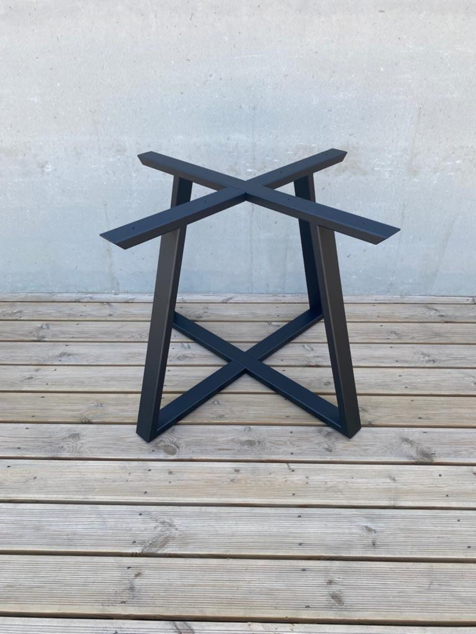 Dining Table Leg for ROUND EXTRA LARGE Table Top Industrial | Etsy