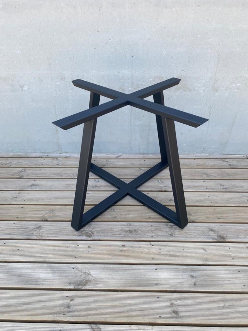 Dining Table Leg for ROUND EXTRA LARGE Table Top Industrial - Etsy UK