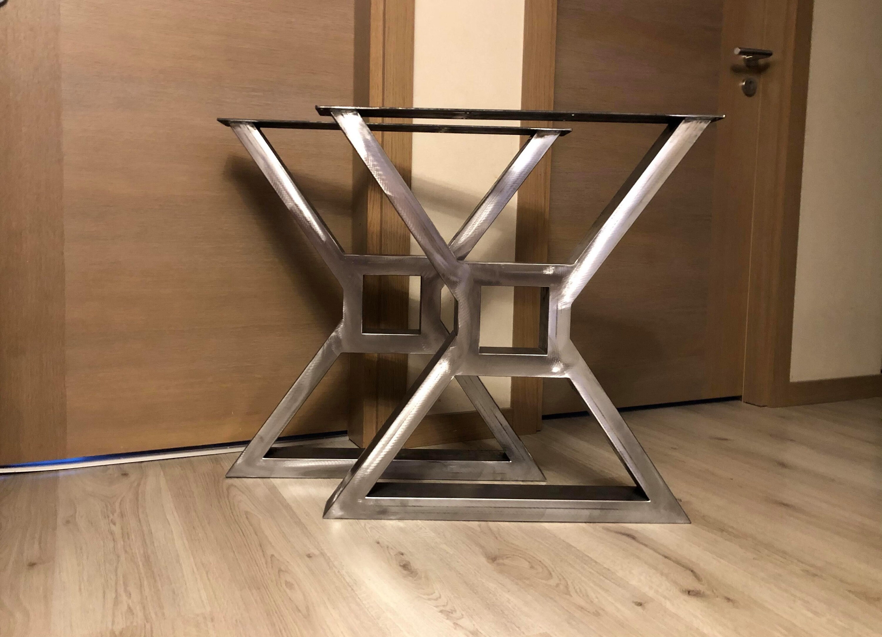 SET of 2 Dining Table/ Kitchen Table Legs With Place for - Etsy