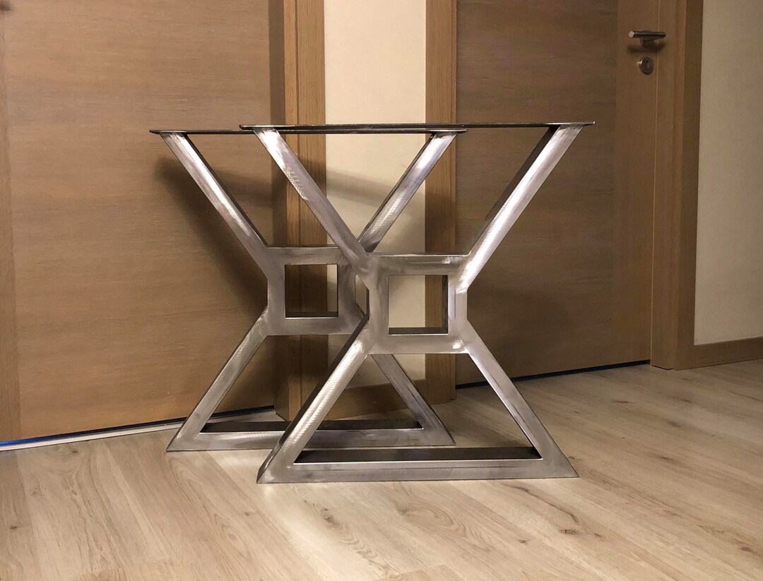 SET of 2 Dining Table/ Kitchen Table Legs With Place for - Etsy