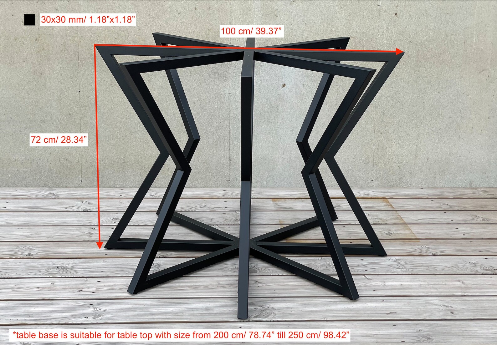 Extra Large Dining Table Leg for ROUND/ SQUARE Table | Etsy