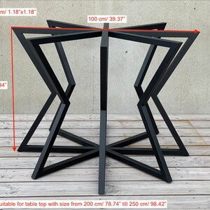 Extra Large Dining Table Leg for ROUND/ SQUARE Table Top,industrial ...
