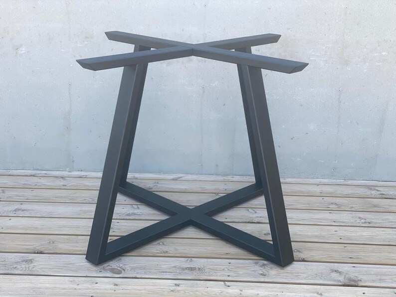 Dining Table Leg for ROUND EXTRA LARGE Table Top Industrial - Etsy UK